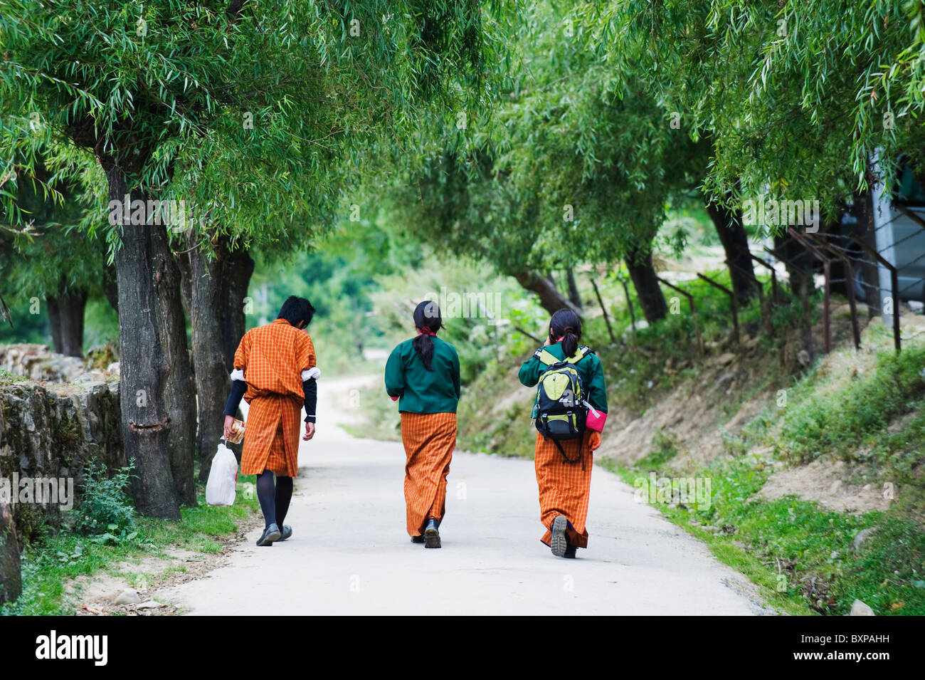 Jakar, Bumthang, Chokor Valley, Bhutan, Asia Stock Photo - Alamy