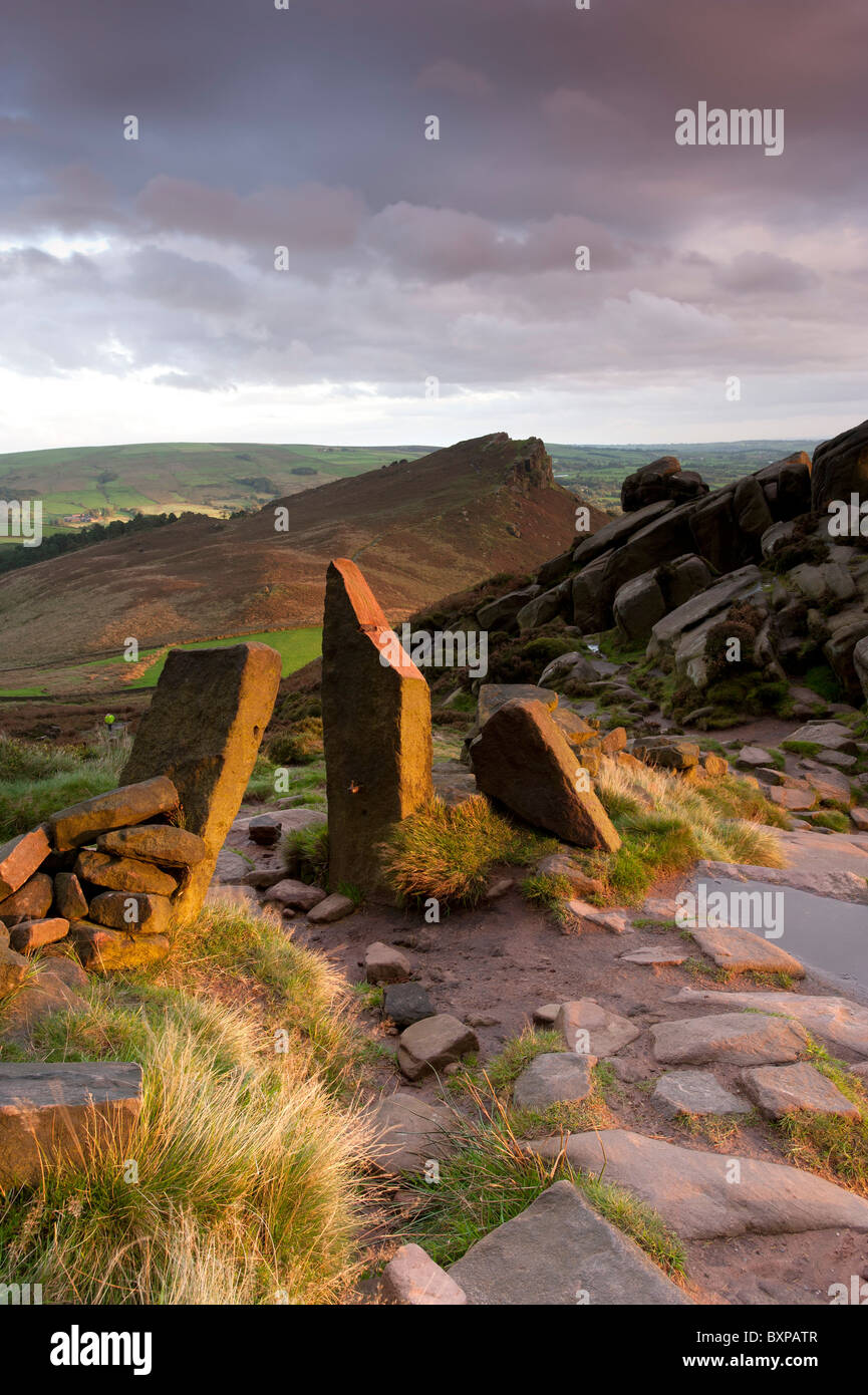 Hen Cloud The Roaches Staffordshire Stock Photo - Alamy
