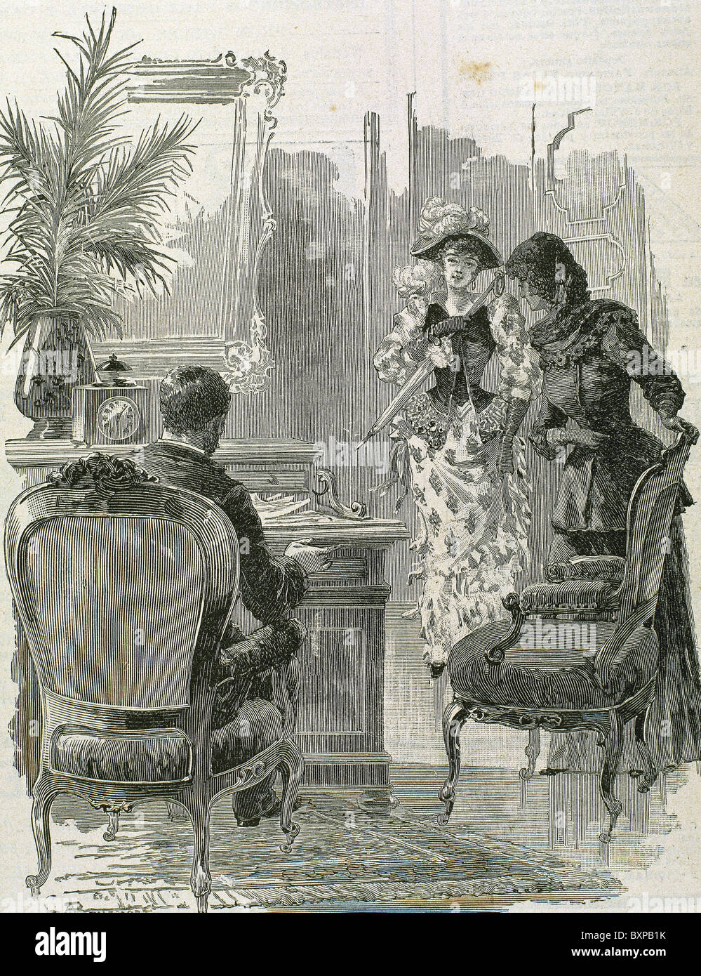 Lady and gentleman 19th century hi-res stock photography and images - Alamy