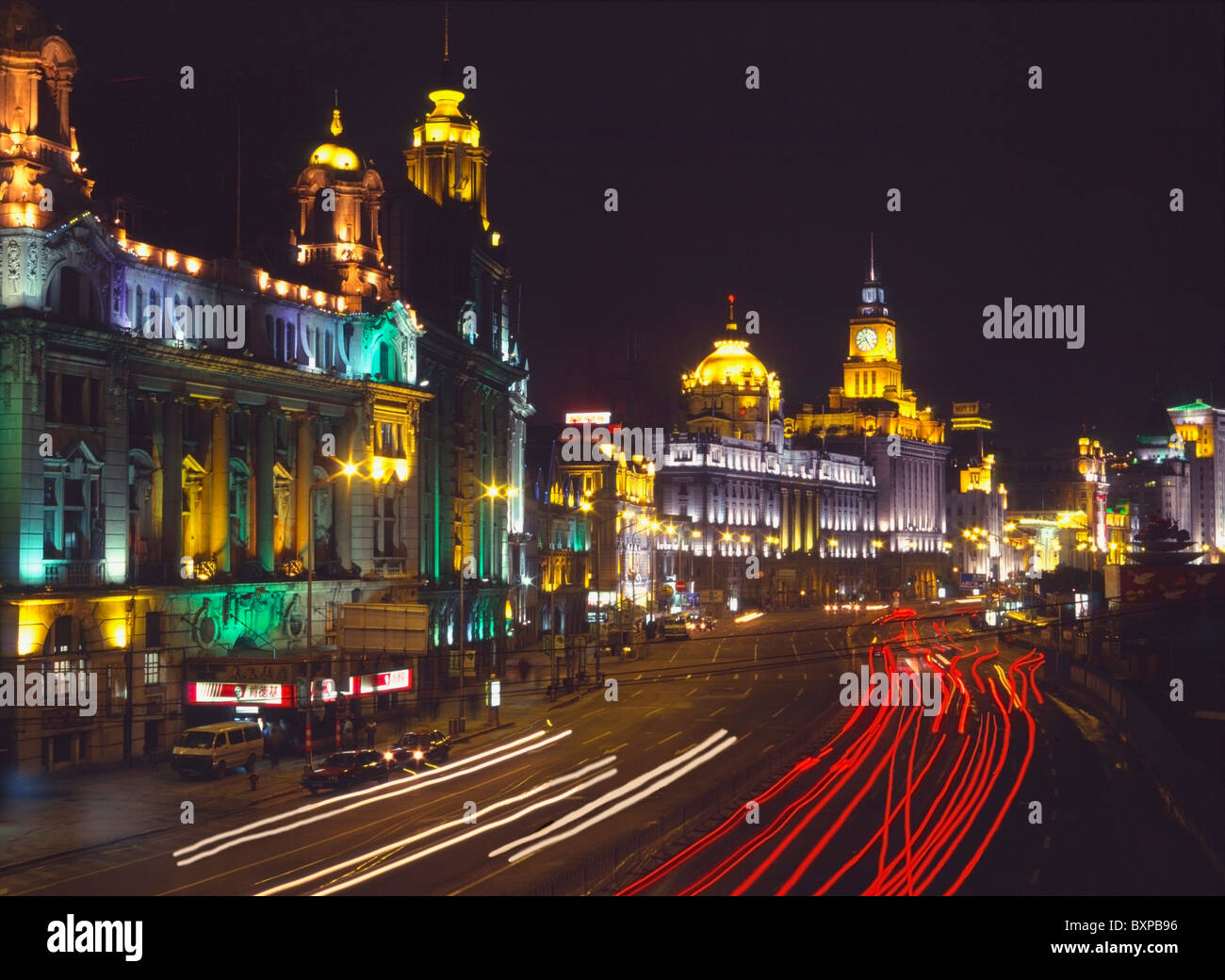 The Bund At Night Stock Photo - Alamy
