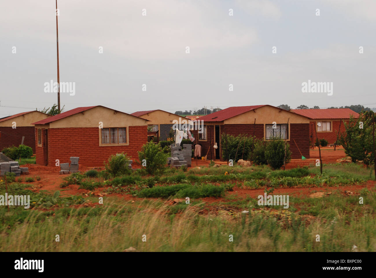 Houses in a Township in Gauteng, South Africa Stock Photo - Alamy