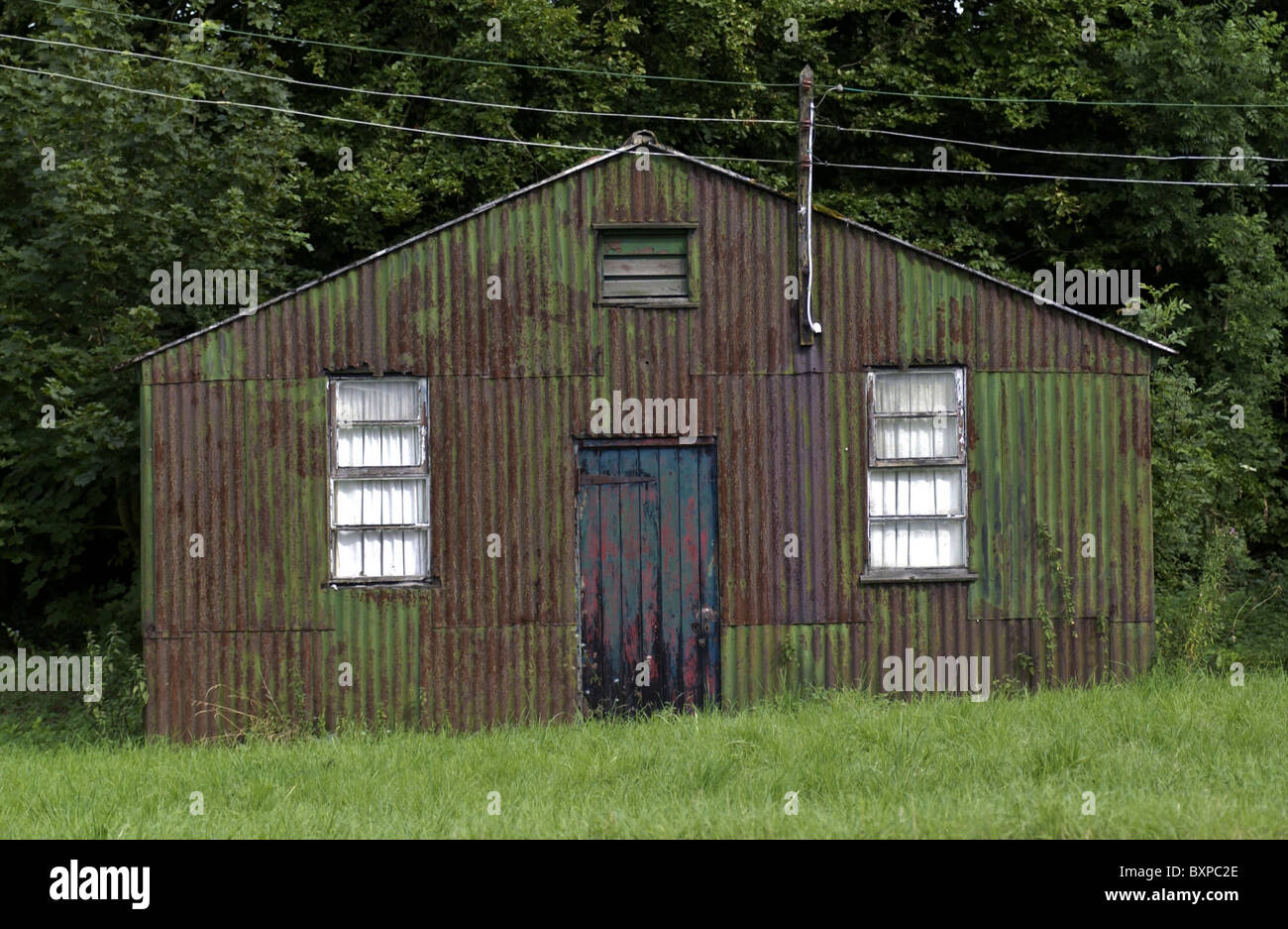 Part of hut complex at Civil Defence Nuclear Bunker built in 1950s ...