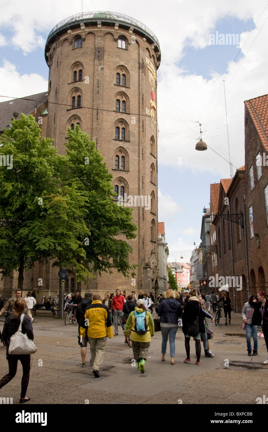 The Rundetaarn (trans..Round tower), Copenhagen, Denmark, Europe Stock ...