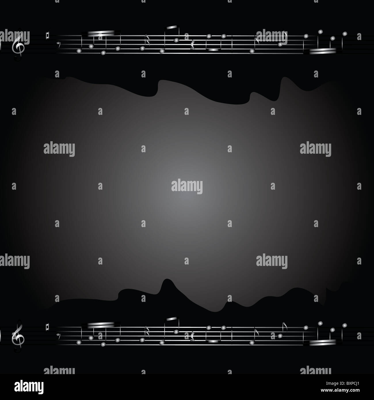 Music background with music notes Stock Photo - Alamy