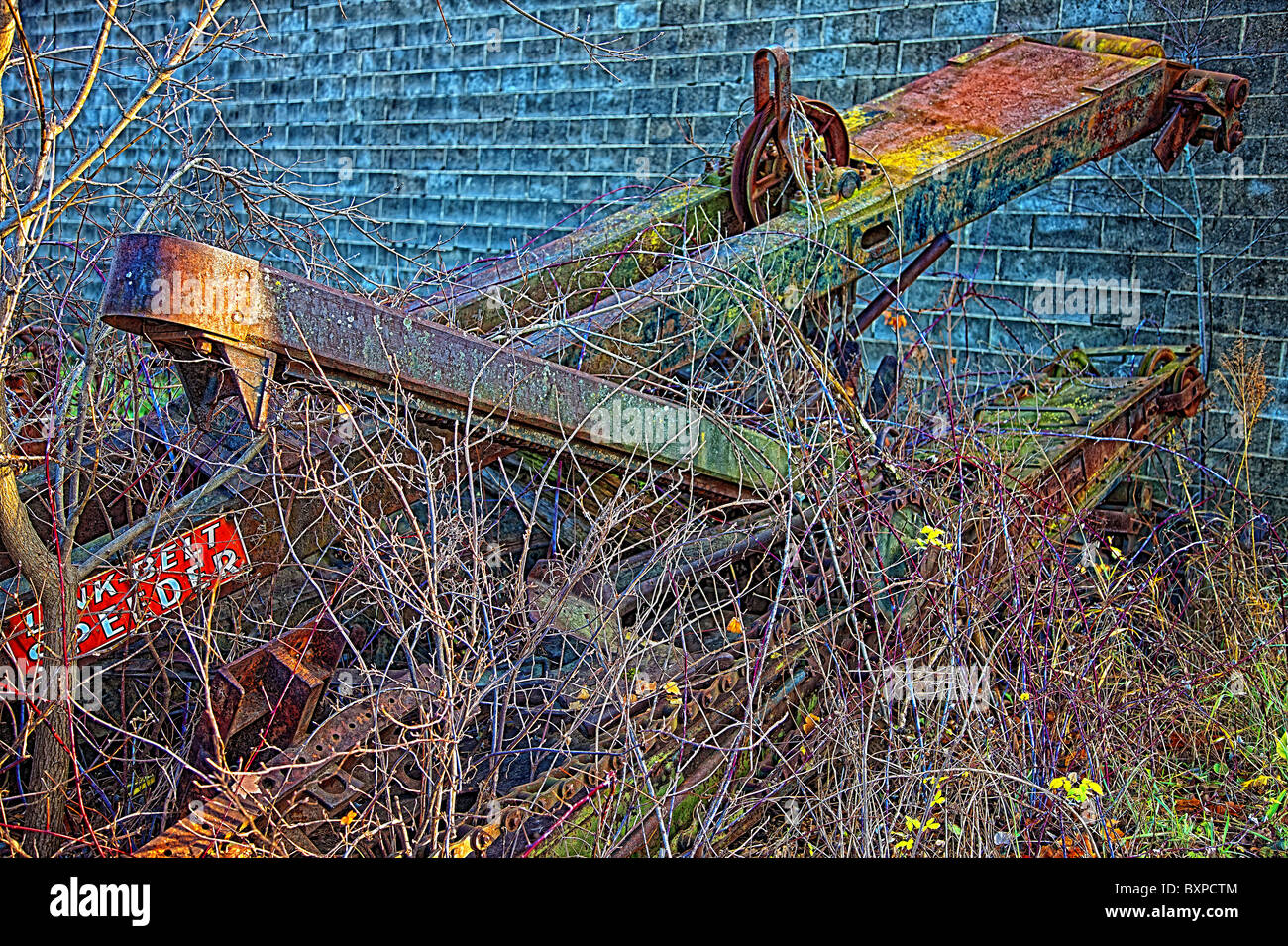 old rusty construction equipment Stock Photo - Alamy