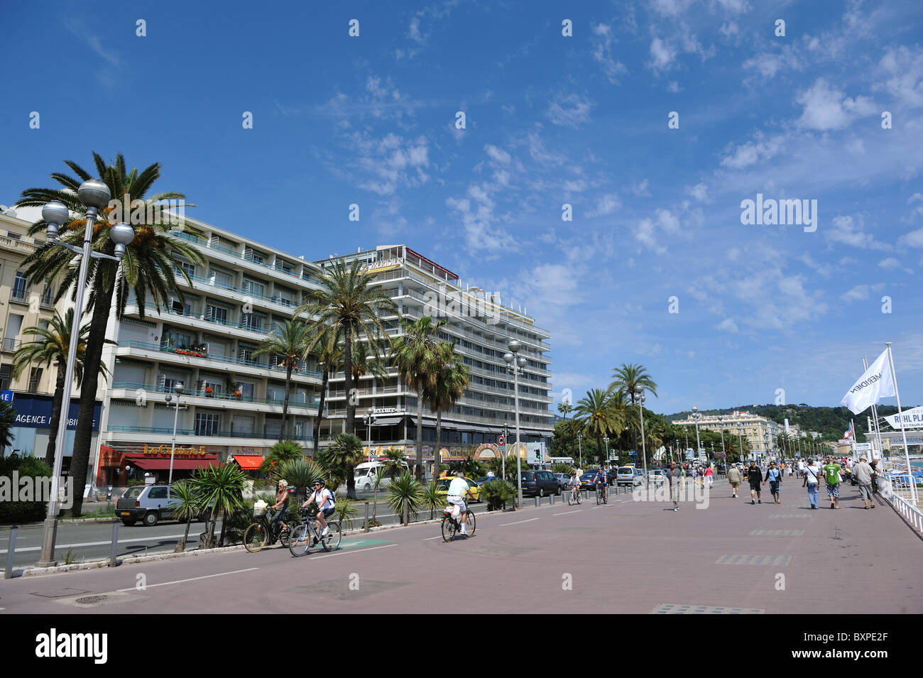 Nice (06) : the "promenade des anglais" ("Walk of the English Stock ...