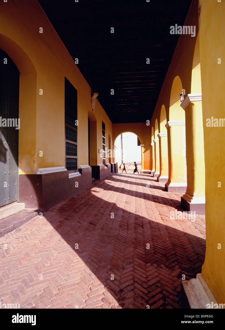 Colonial Arcade In Trinidad, Cuba Stock Photo - Alamy