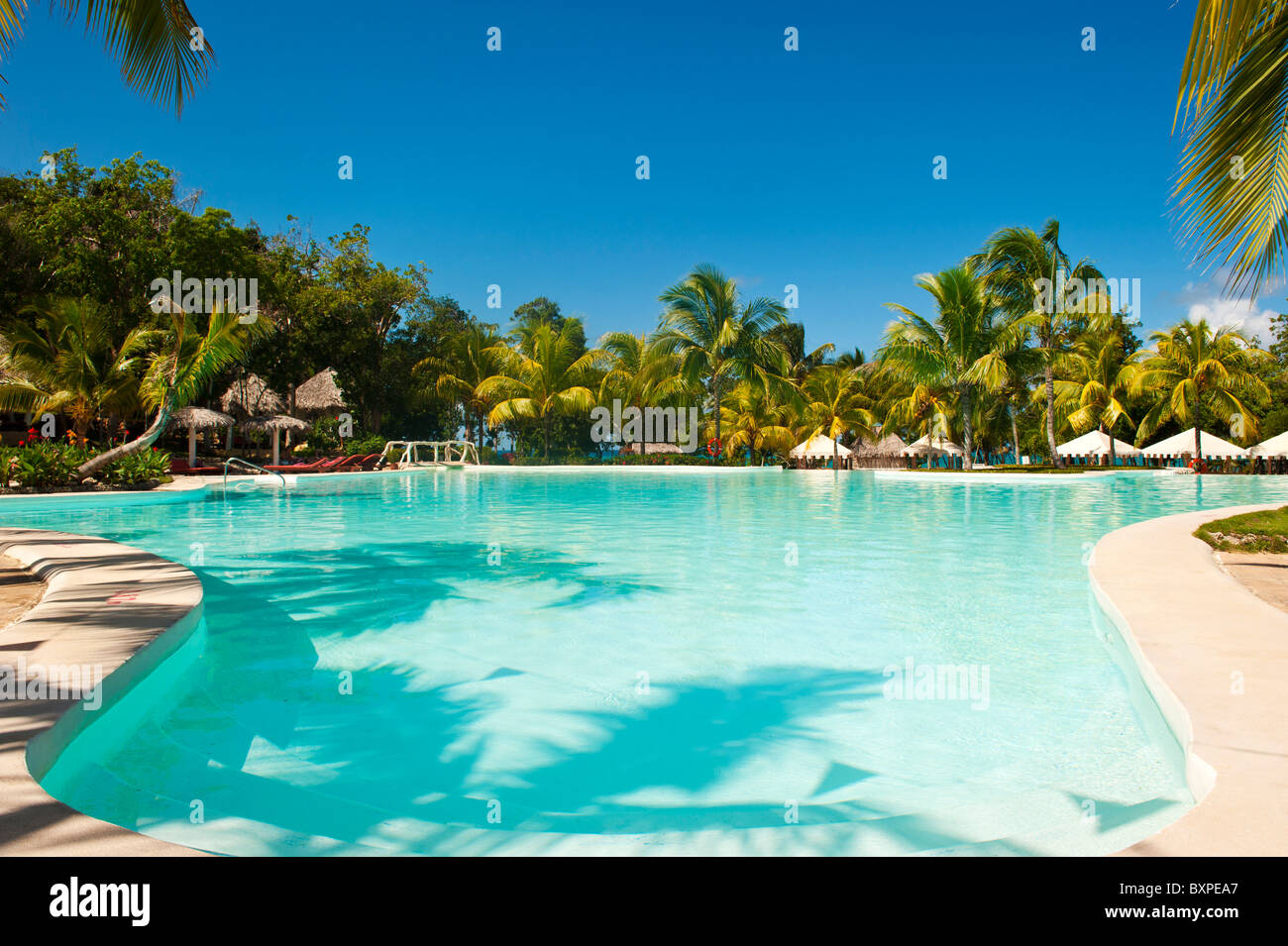 Swimming pool in luxury resort hi-res stock photography and images - Alamy