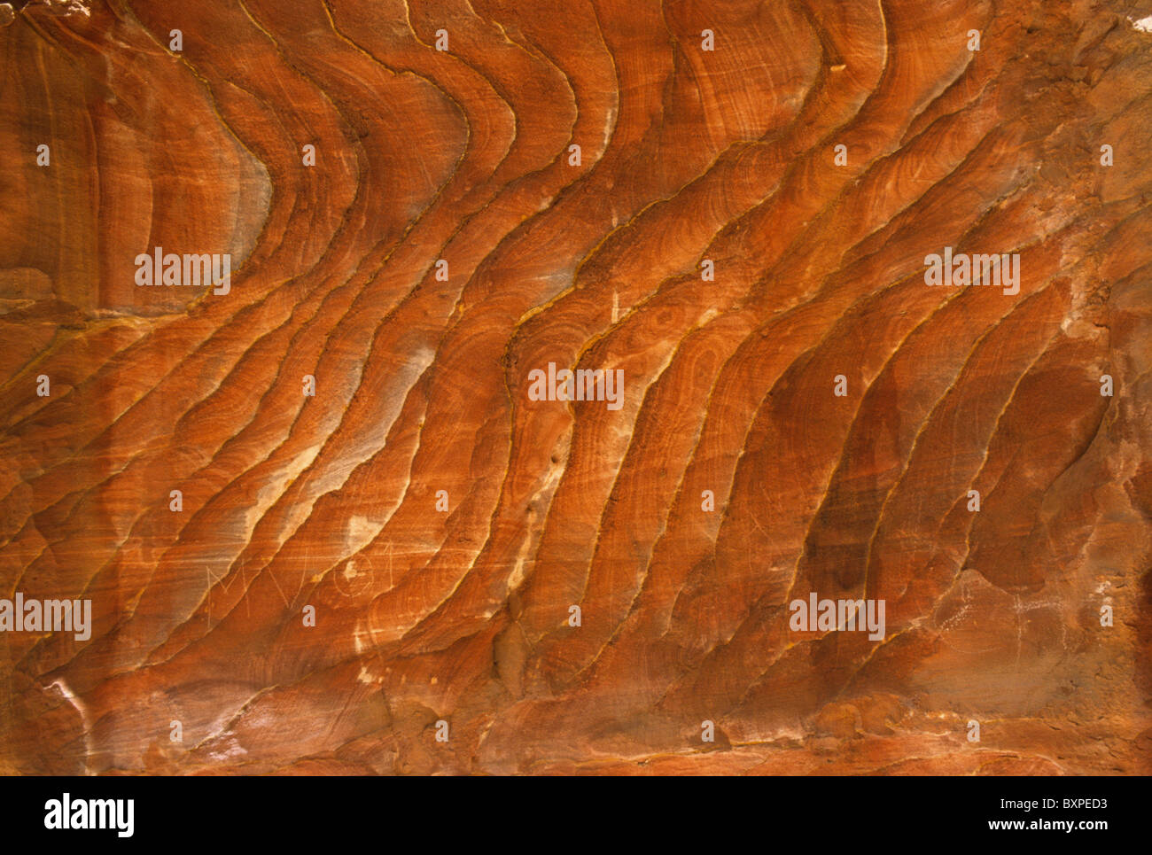 Sandstone Patterns, "Silk Palace", Petra, Nabataean Stone City, Jordan ...