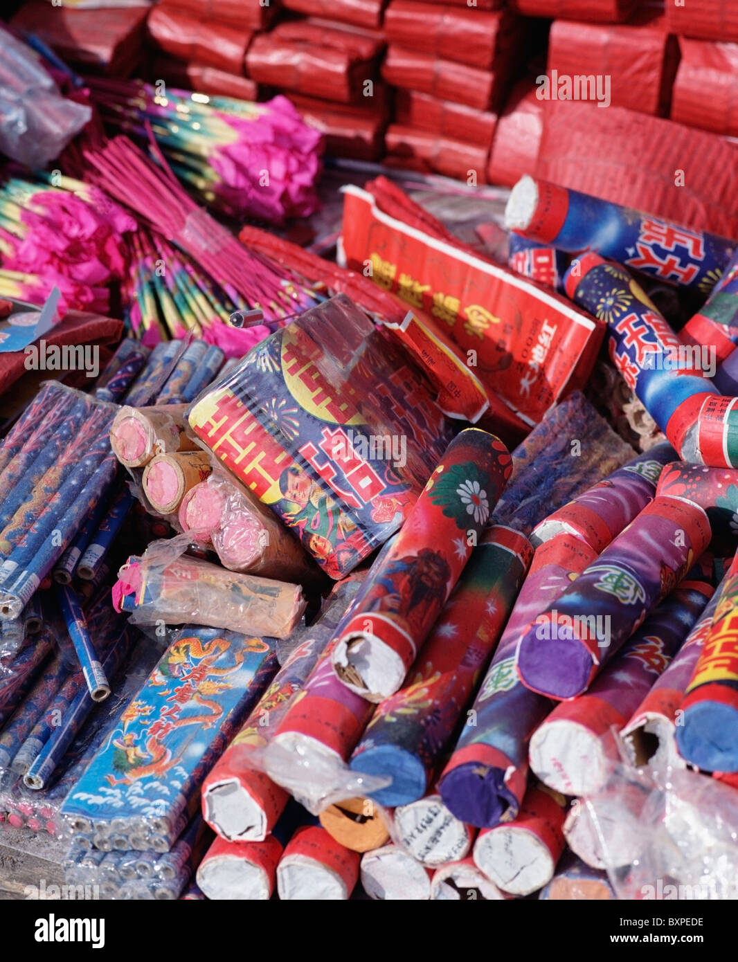 Fireworks On Sale Stock Photo - Alamy