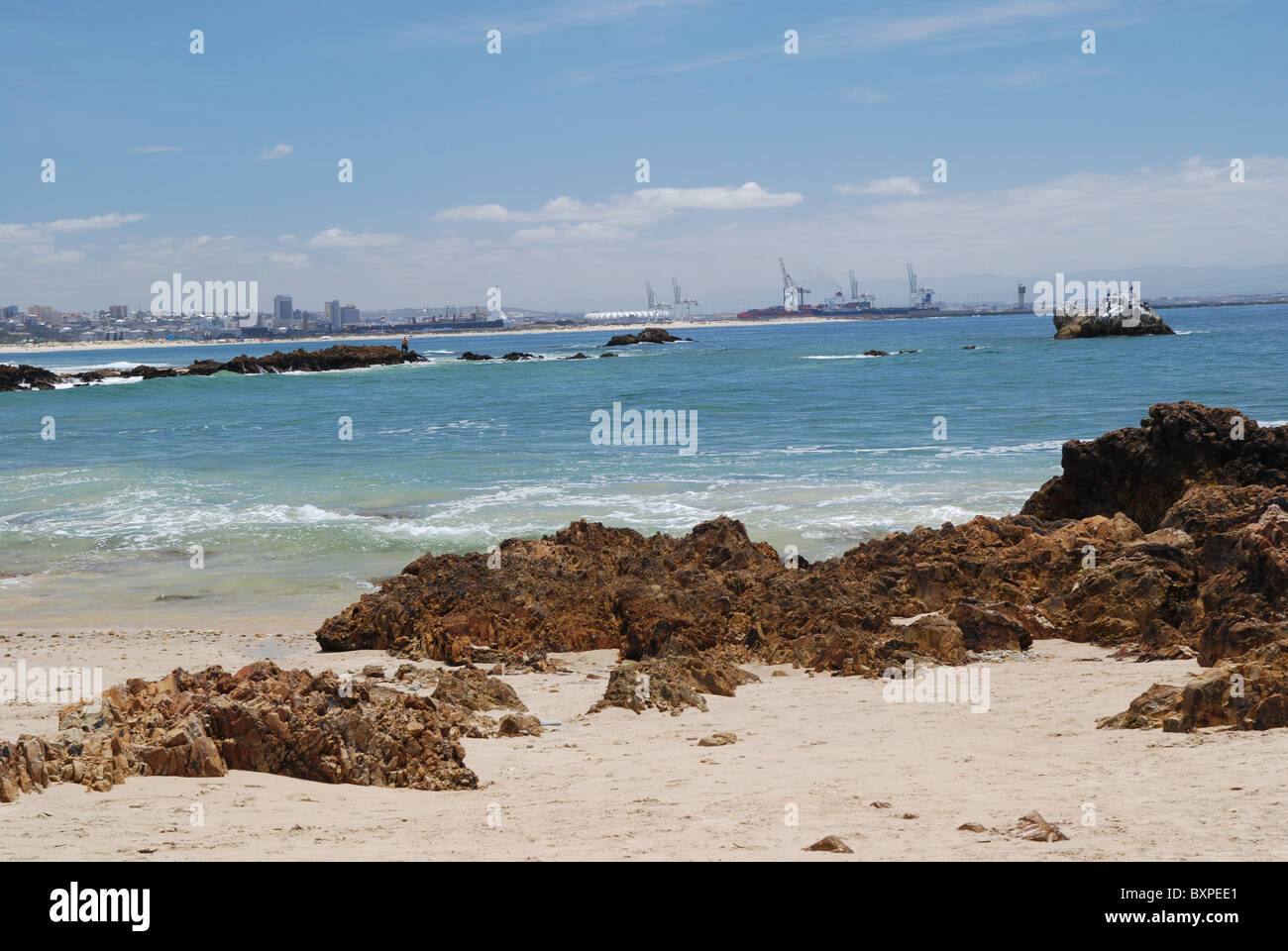 Summerstrand Beach a nice summer day, Port Elizabeth, South Africa ...