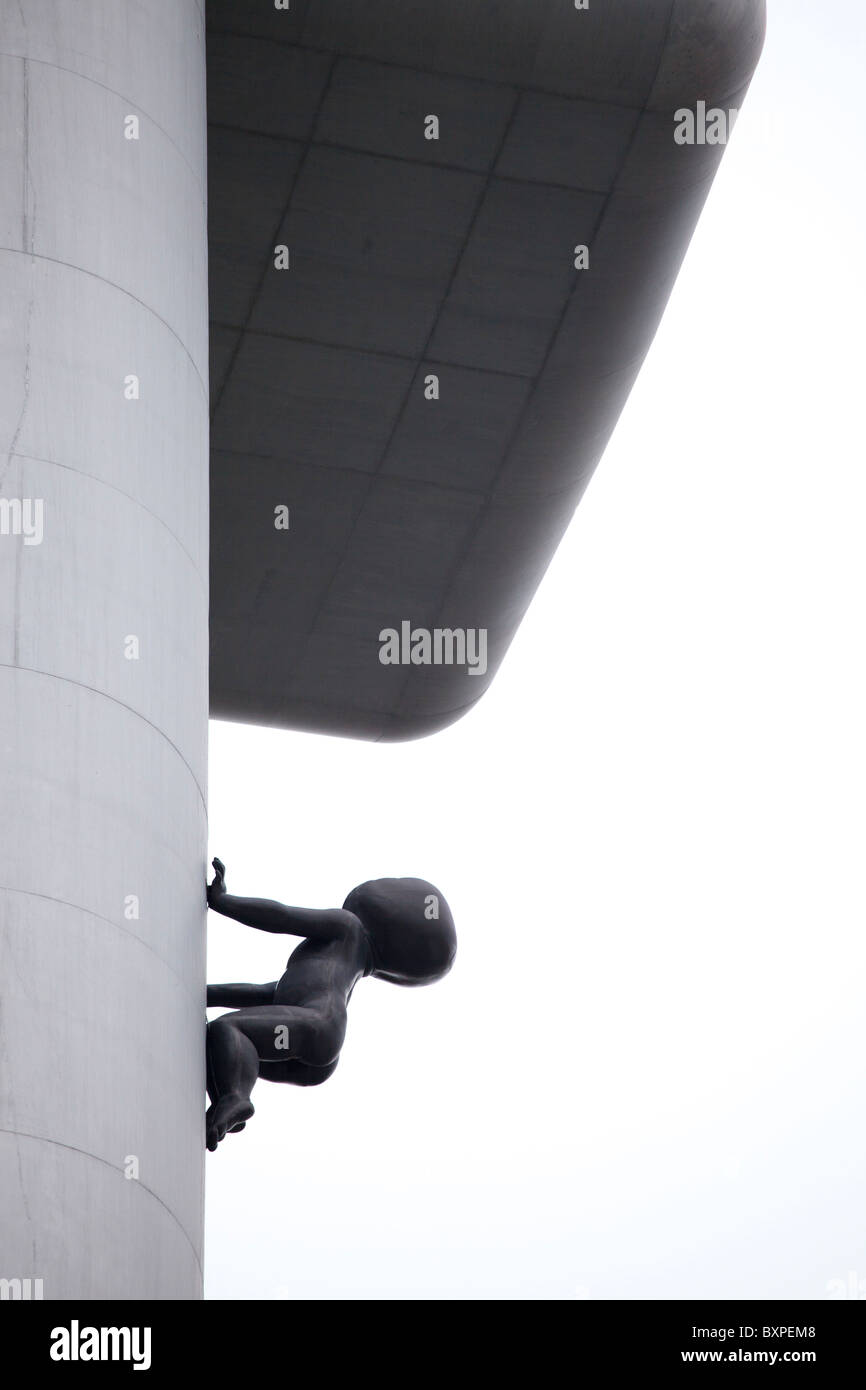 David Cerny's Babies Zizkov tower Prague Czech Republic Stock Photo - Alamy