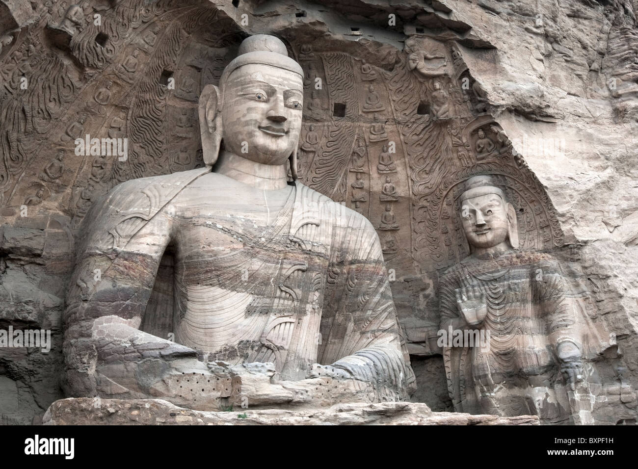 White Buddha Cave number 20 460 - 470 AD Yungang Grotto, Cloud Ridge ...