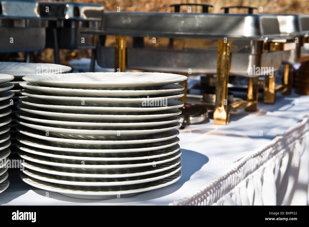 Banquet buffet line Stock Photo - Alamy