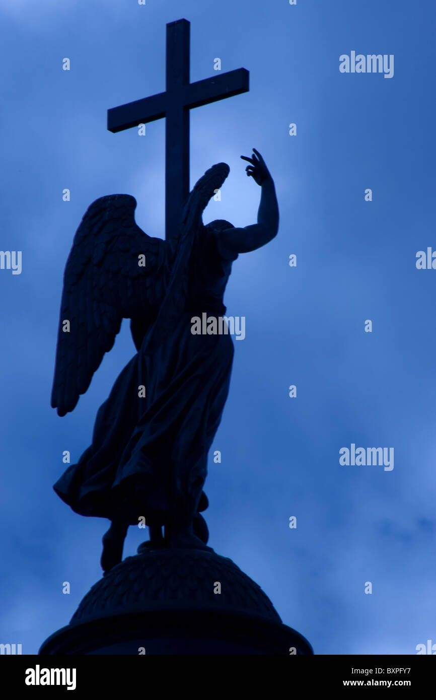 Alexander column angel cross hi-res stock photography and images - Alamy