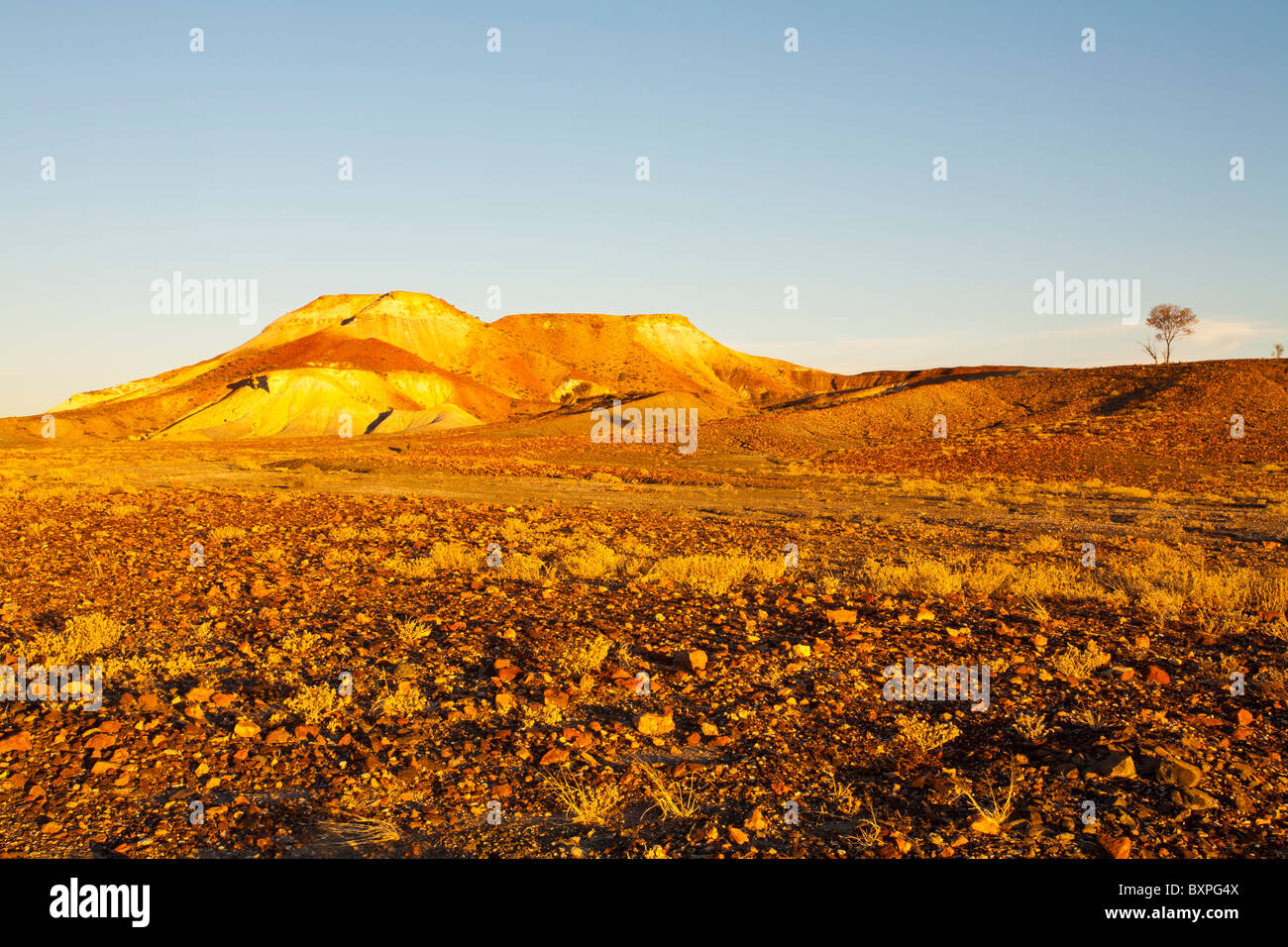 Painted Desert on Arckaringa Station in outback South Australia Stock ...