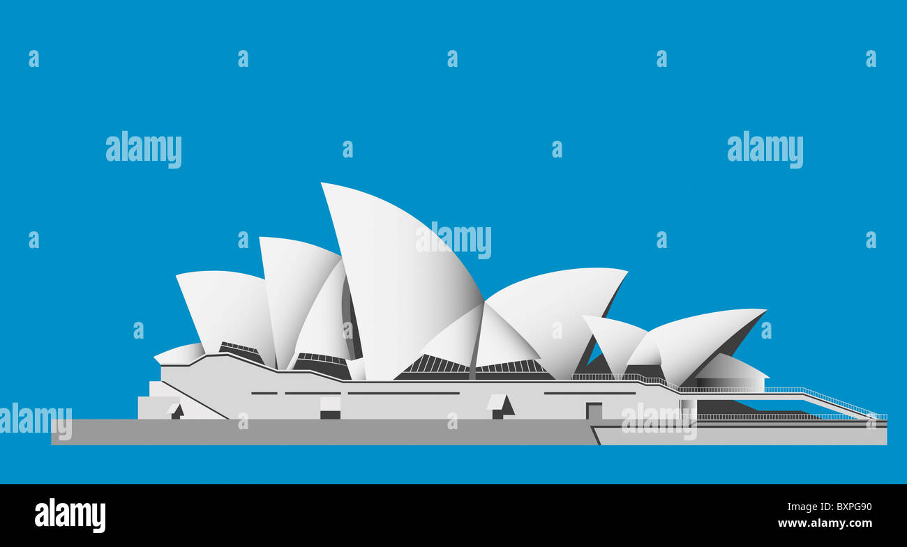 Construction of opera house Cut Out Stock Images & Pictures - Alamy