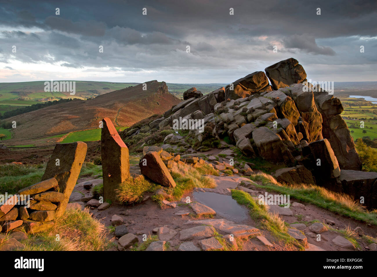 Hen Cloud The Roaches Staffordshire Stock Photo - Alamy
