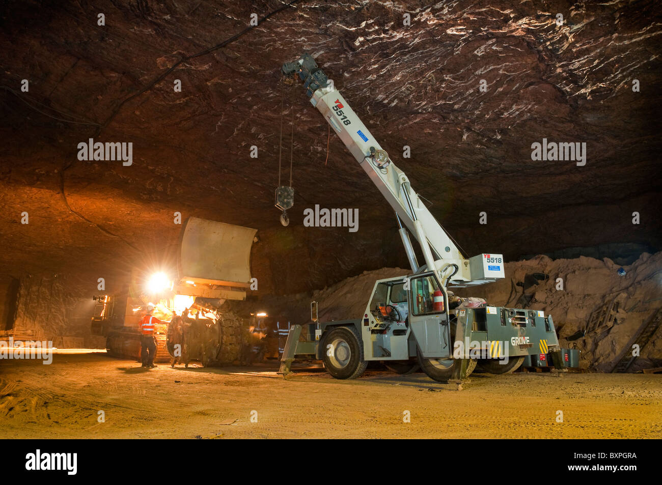 Winsford rock salt mine cheshire hi-res stock photography and images ...