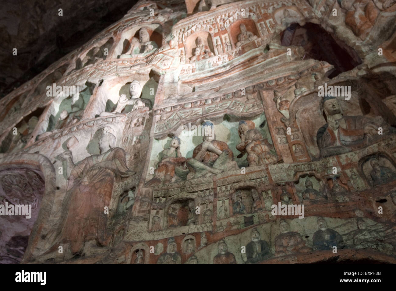 Cave number 5, Yungang Grotto, Cloud Ridge Cave, Buddhist stone ...