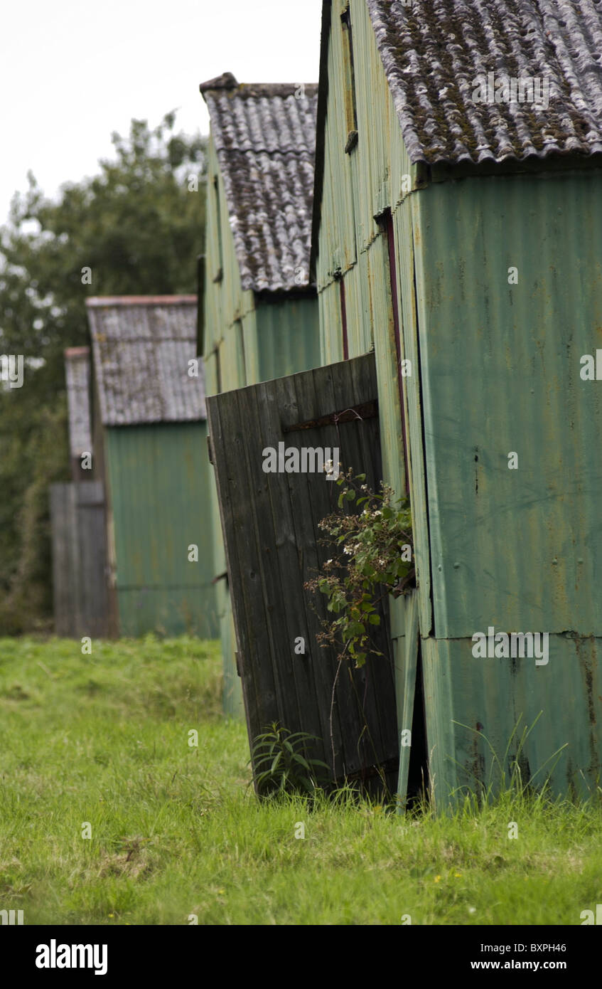 Part of hut complex at Civil Defence Nuclear Bunker built in 1950s ...