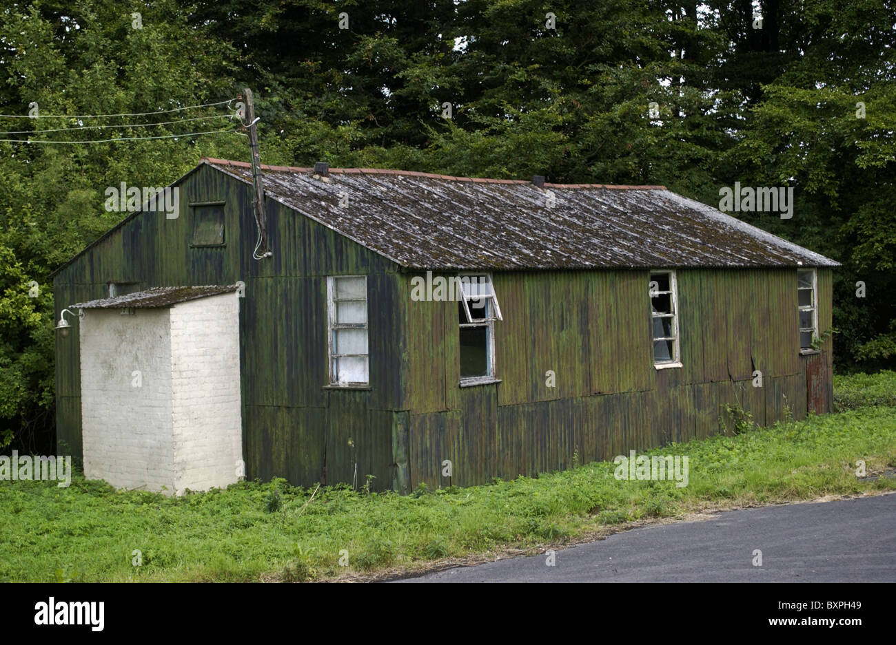 Part of hut complex at Civil Defence Nuclear Bunker built in 1950s ...
