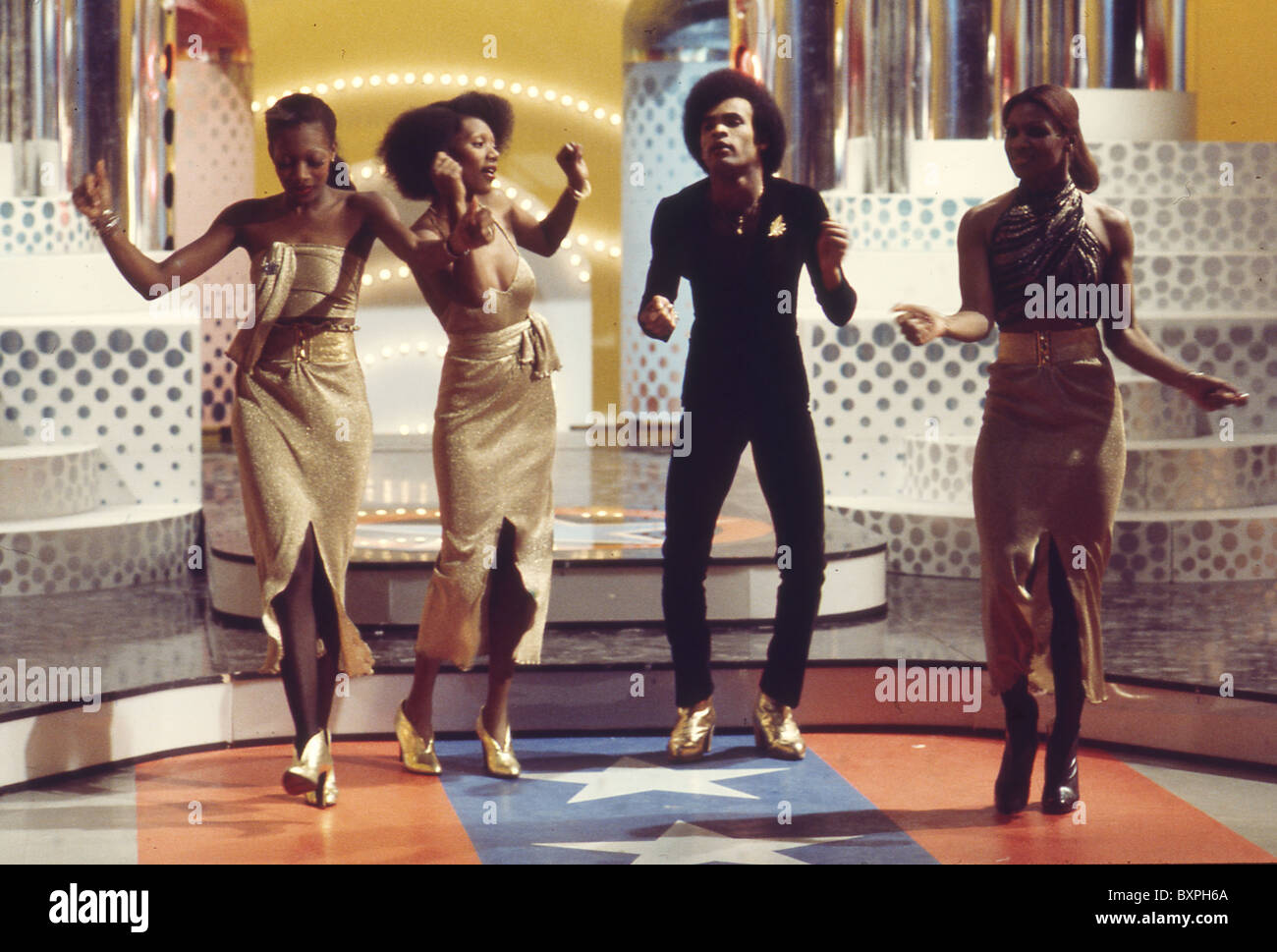 BONEY M West African pop group with Bobby Farrell about 1978 Stock ...