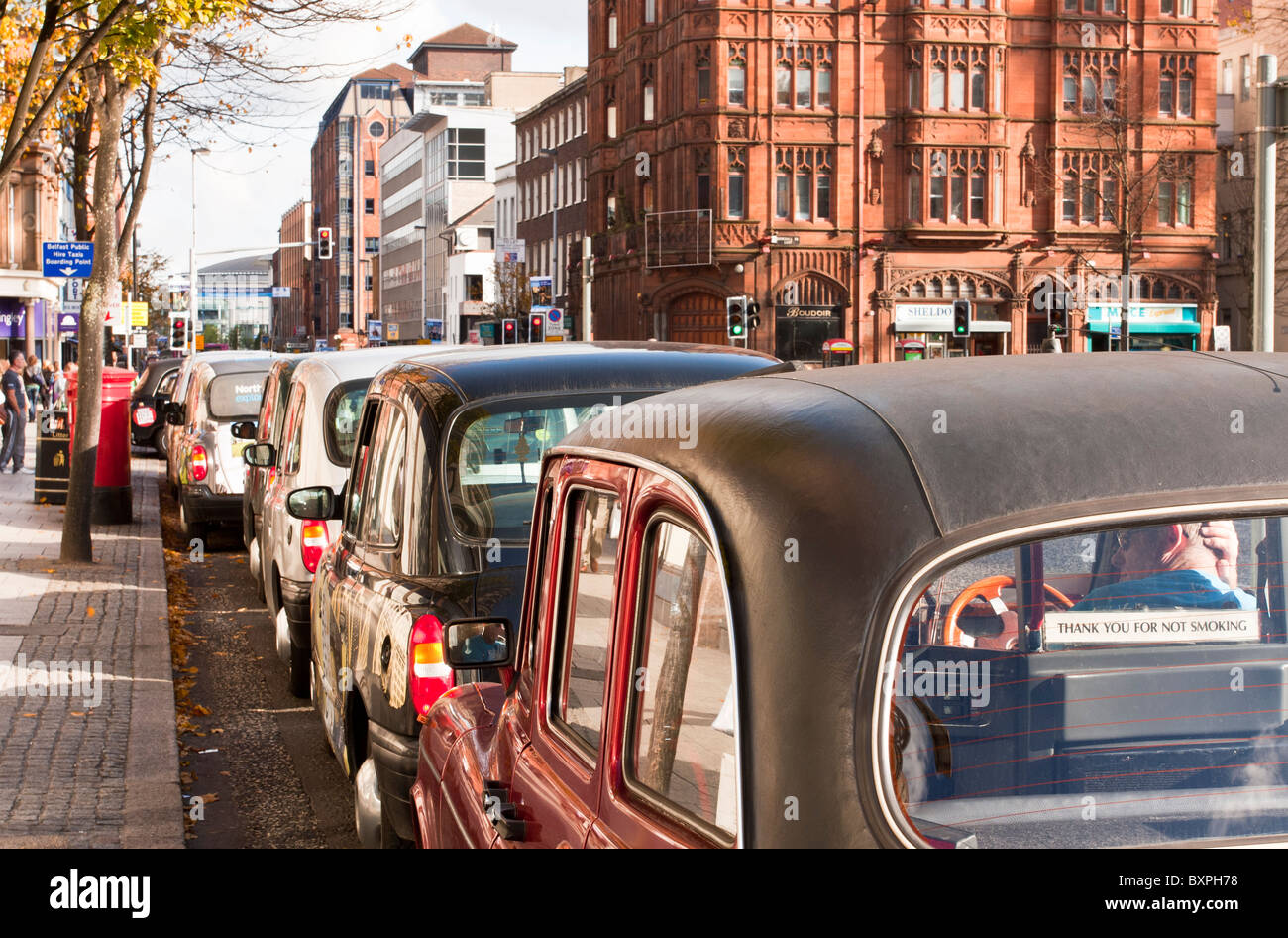 Belfast Northern Ireland Taxi High Resolution Stock Photography and ...