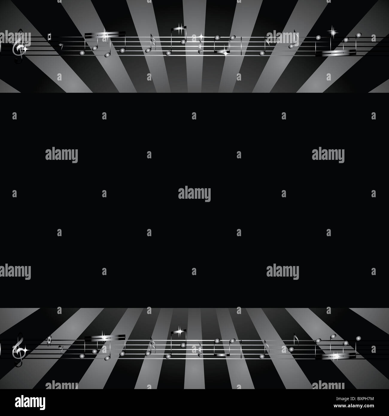 Musical beam note vector hi-res stock photography and images - Alamy