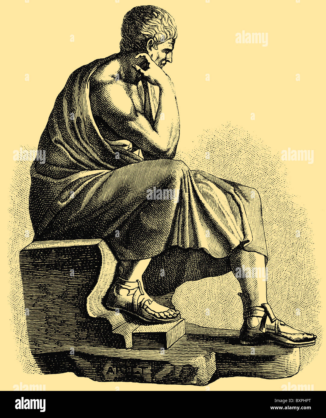 Aristotle portrait hi-res stock photography and images - Alamy