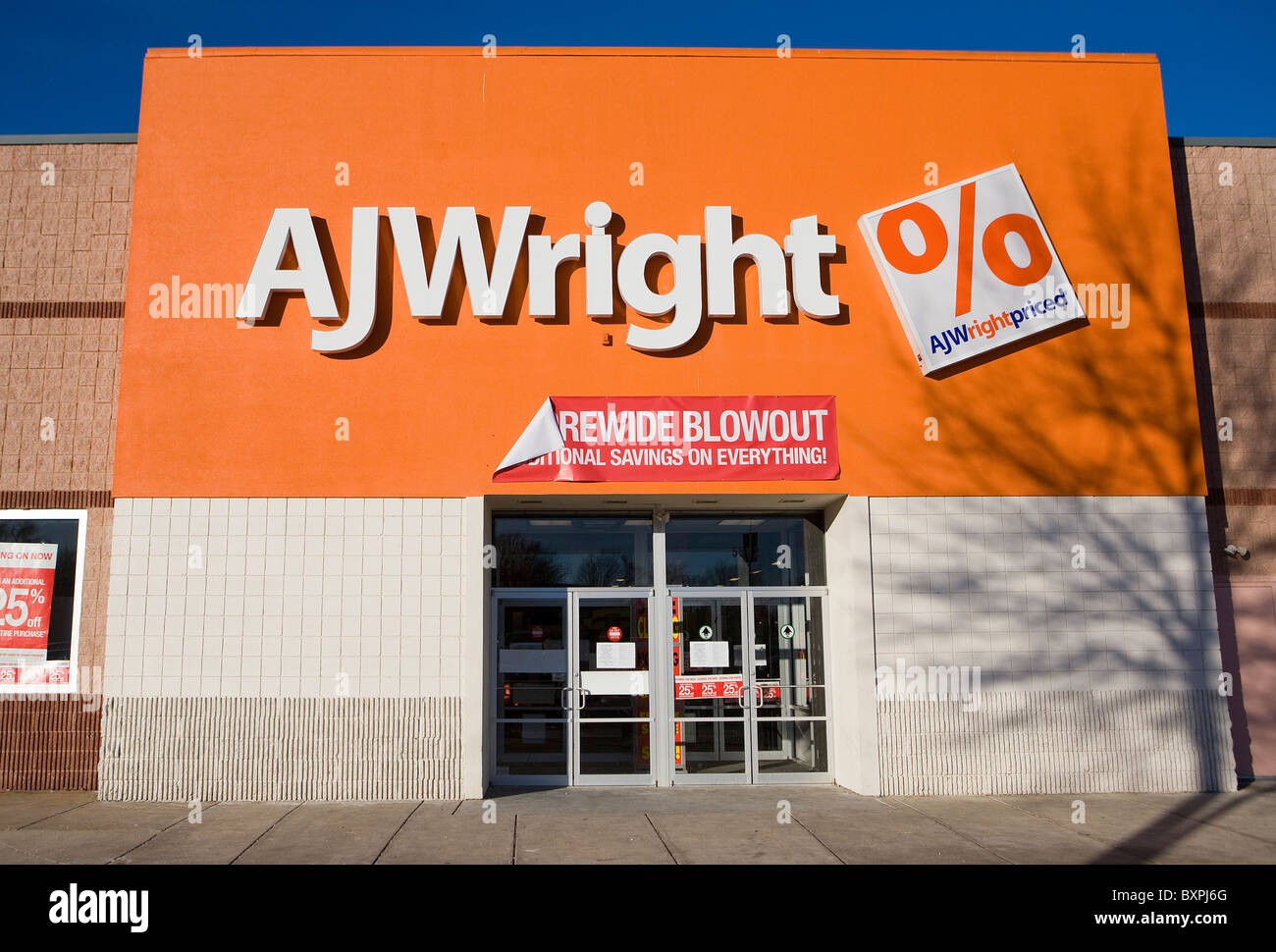 A AJ Wright clothing store Stock Photo - Alamy