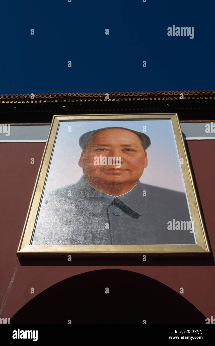 Portrait Of Mao Stock Photo - Alamy