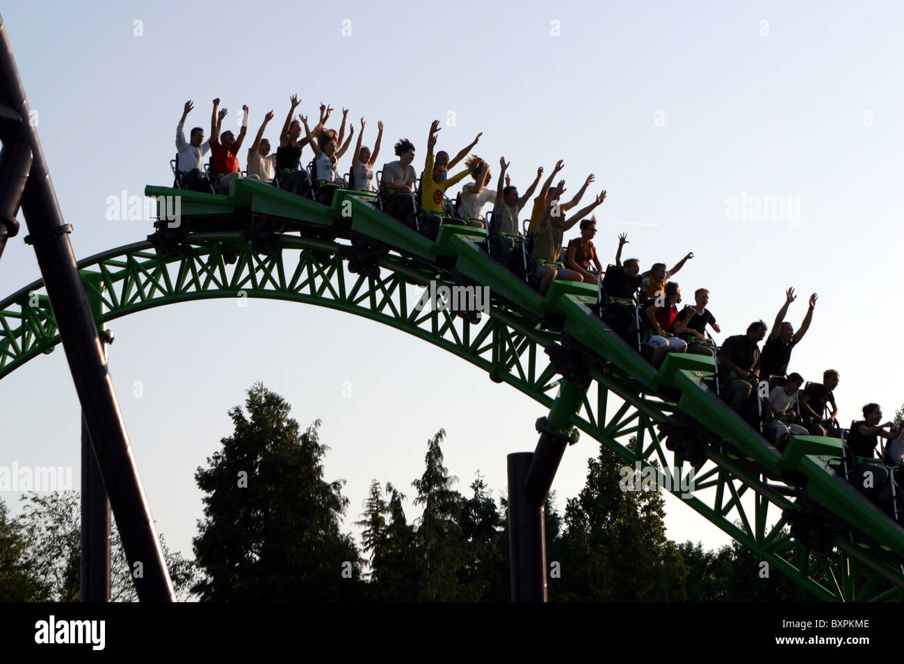 Roller Coaster Ride Hands Up