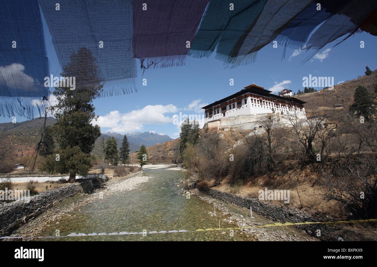 River In Paro Valley Stock Photo - Alamy