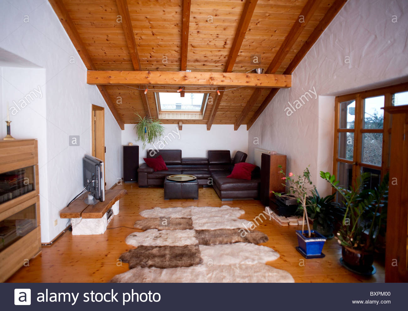 Wooden Roof Joists High Resolution Stock Photography and Images - Alamy