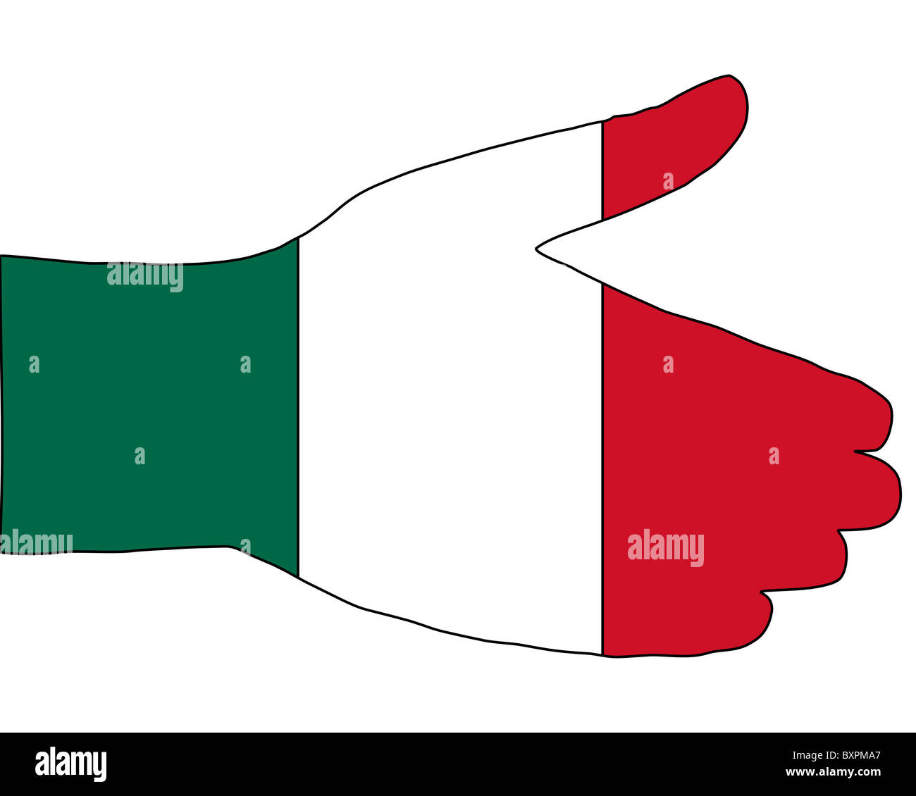 Mexico flag handshake hi-res stock photography and images - Alamy
