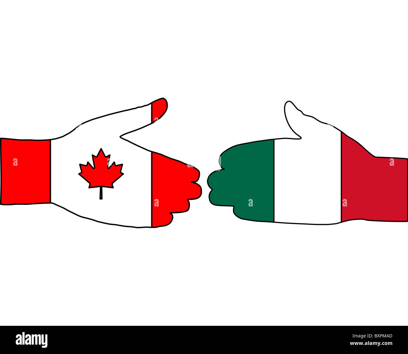 Hand hands handshake canada hi-res stock photography and images - Alamy
