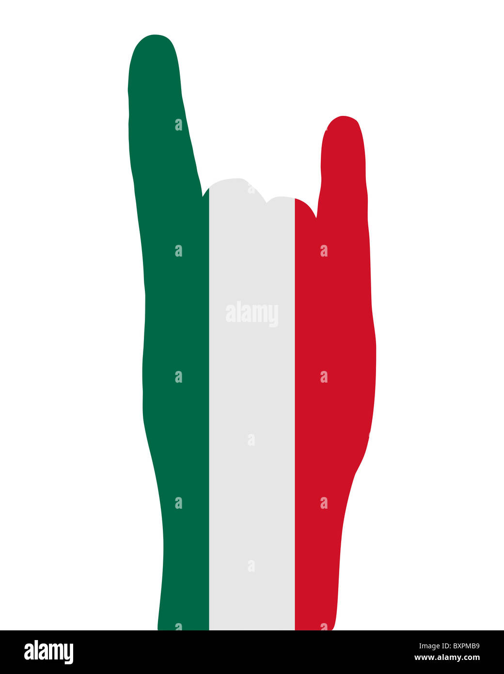 Mexican finger signal Stock Photo - Alamy