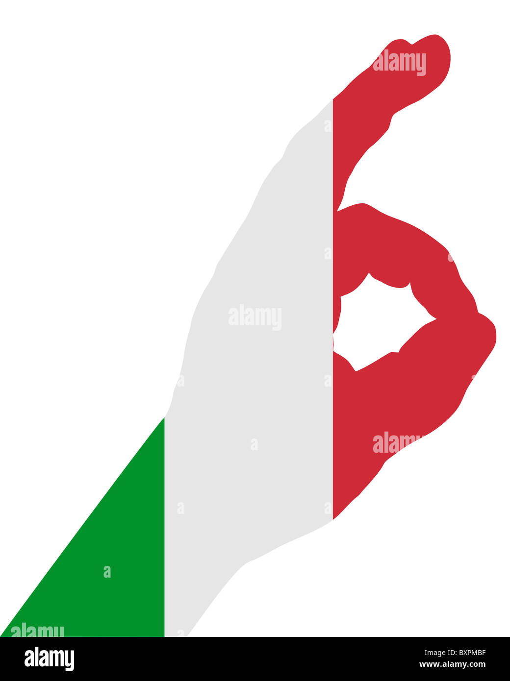 Italian finger signals Stock Photo - Alamy