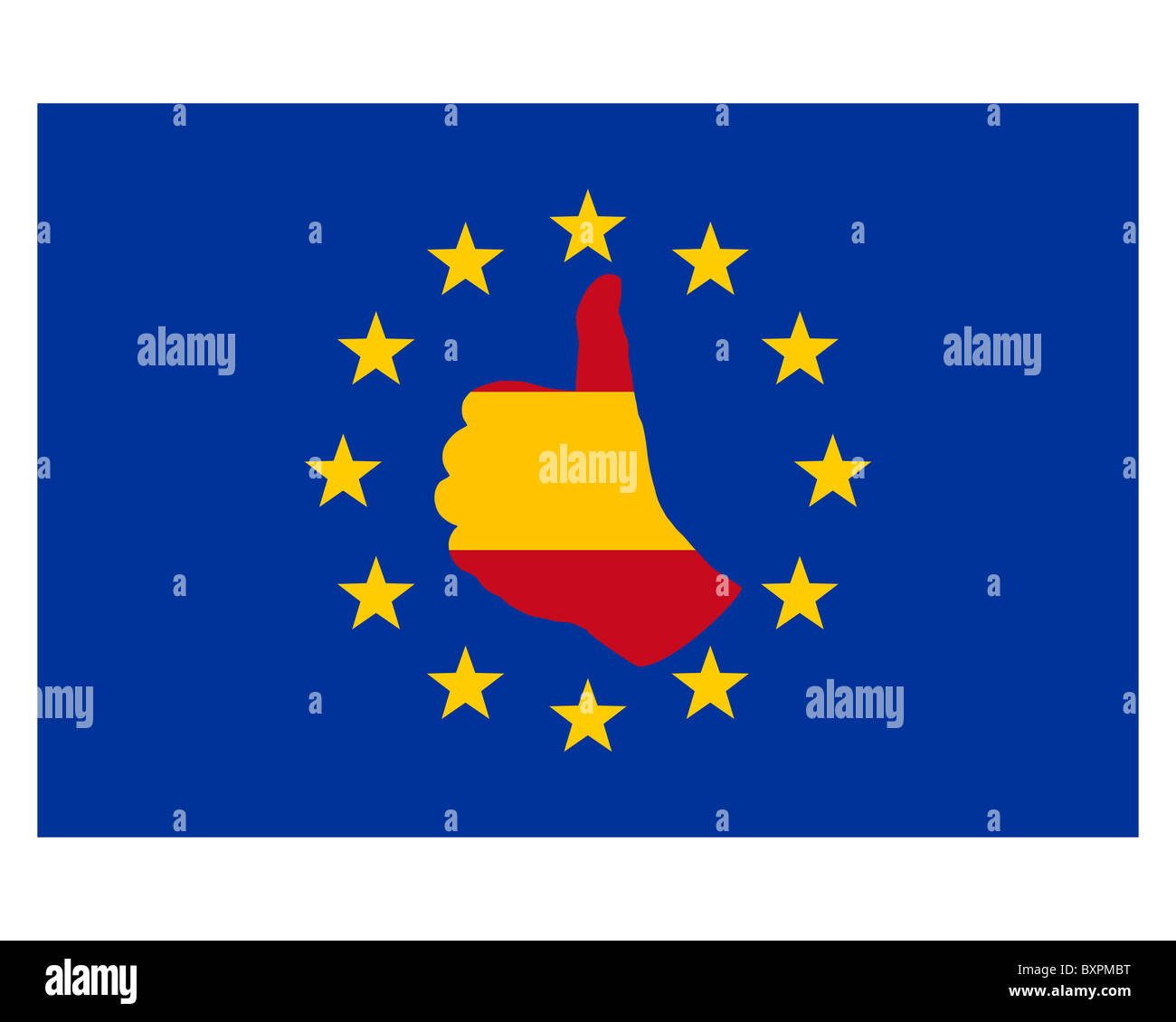 Spanish hand signal Stock Photo - Alamy