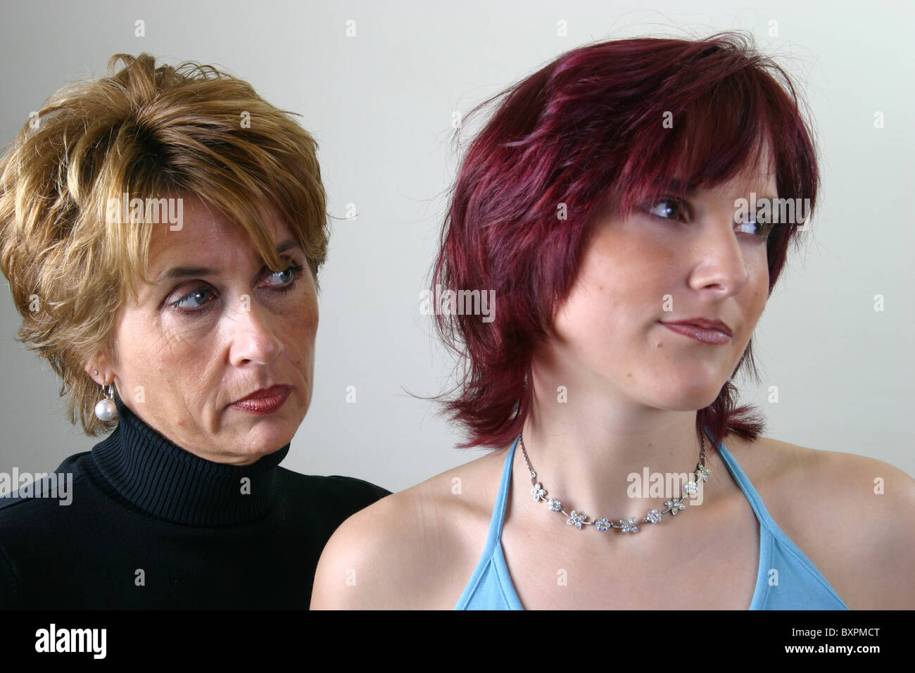 Disapproving mother middle aged hi-res stock photography and images - Alamy