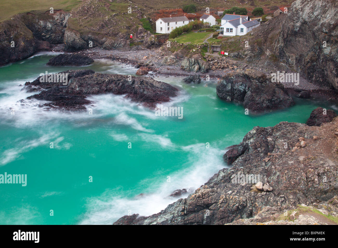 Kynance Cove on the Lizard Peninsula, Cornwall England UK Stock Photo ...