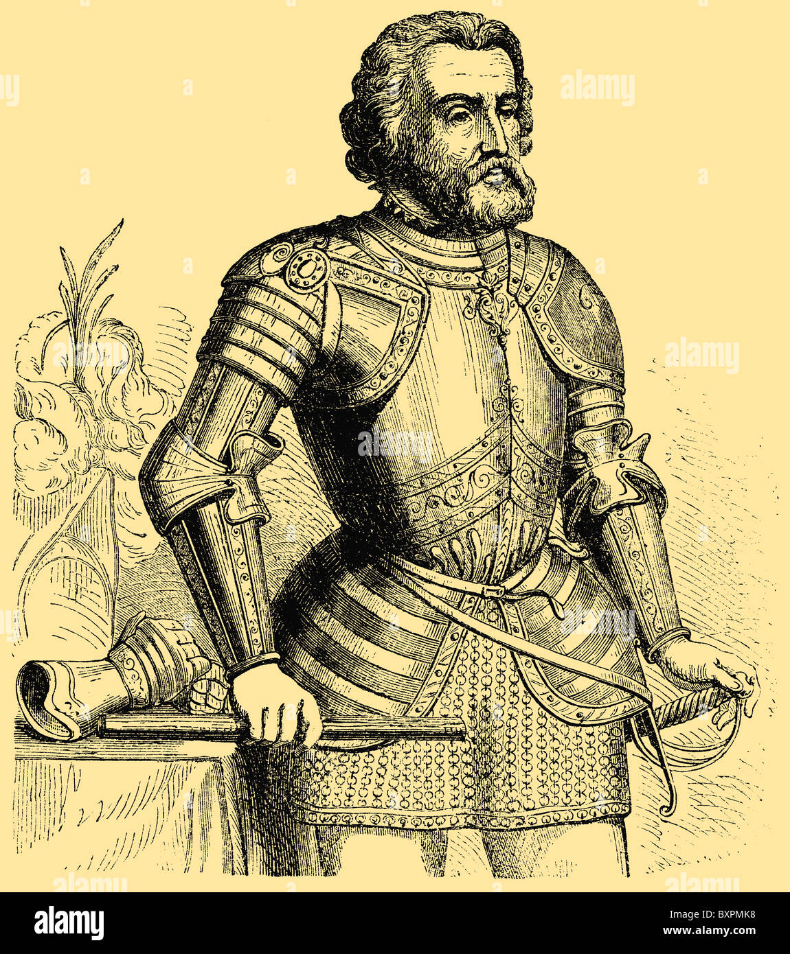 Hernan cortes portrait hi-res stock photography and images - Alamy