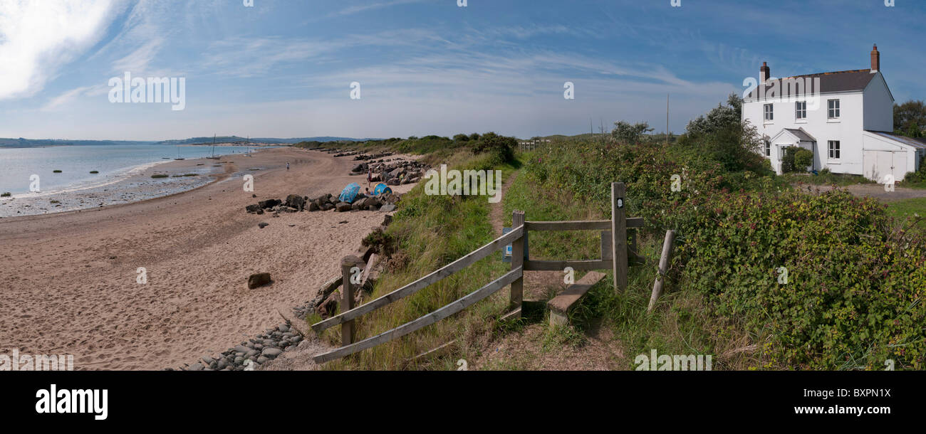 crow point on the estuary of the river taw braunston burrows nature ...
