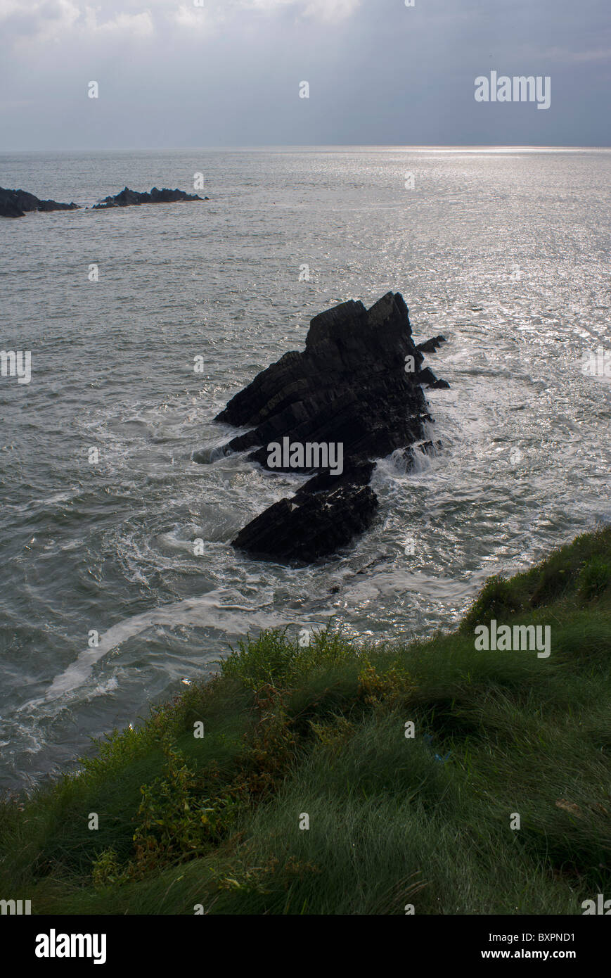 Hartland point devon storm hi-res stock photography and images - Alamy