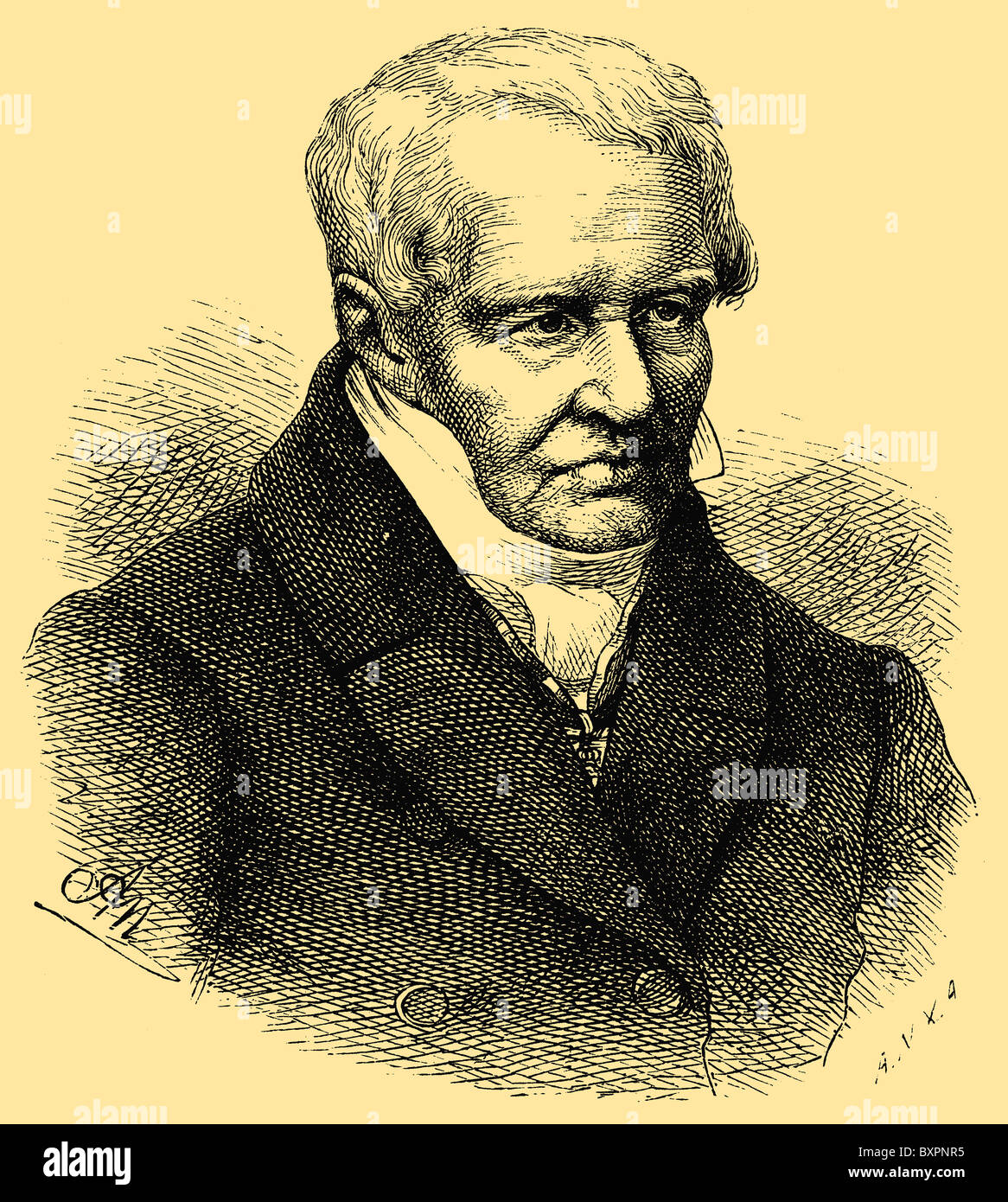 Alexander von humboldt german scientist hi-res stock photography and ...