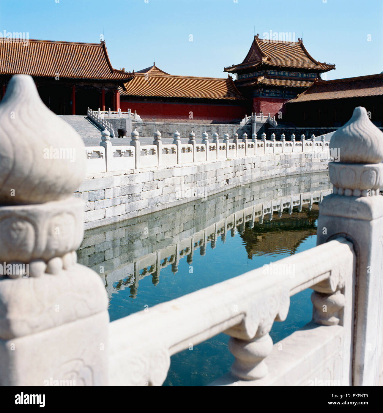 Golden Water Stream In The Taihe Gate Square Of The Forbidden City ...
