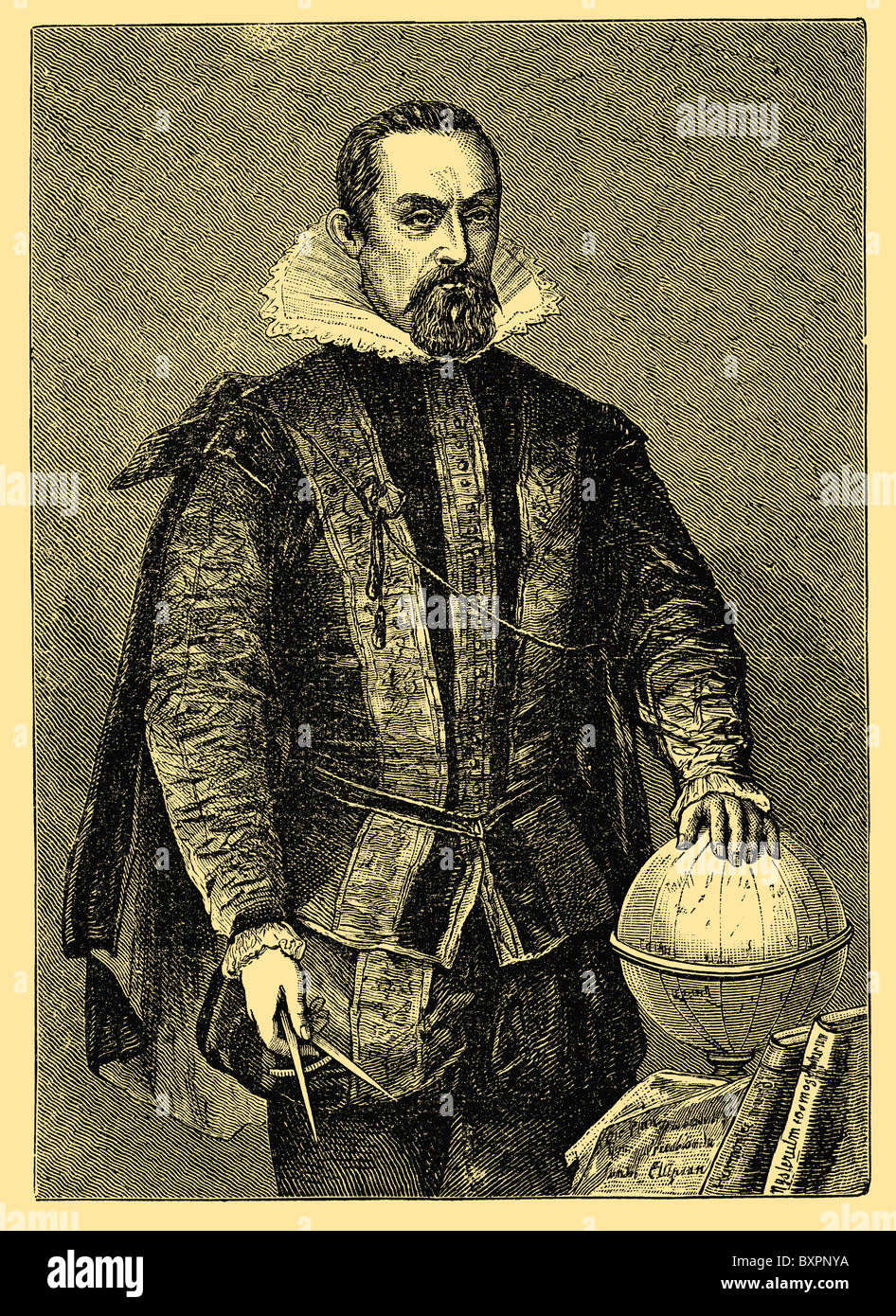 Johannes Kepler 1571 1630 German Mathematician High Resolution Stock ...