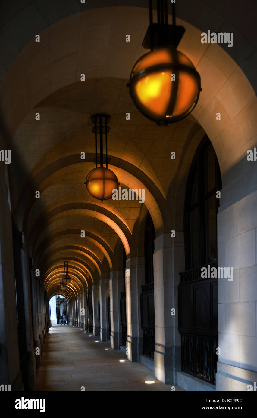 Arch archway walkway arched tunnel walkway hi-res stock photography and ...