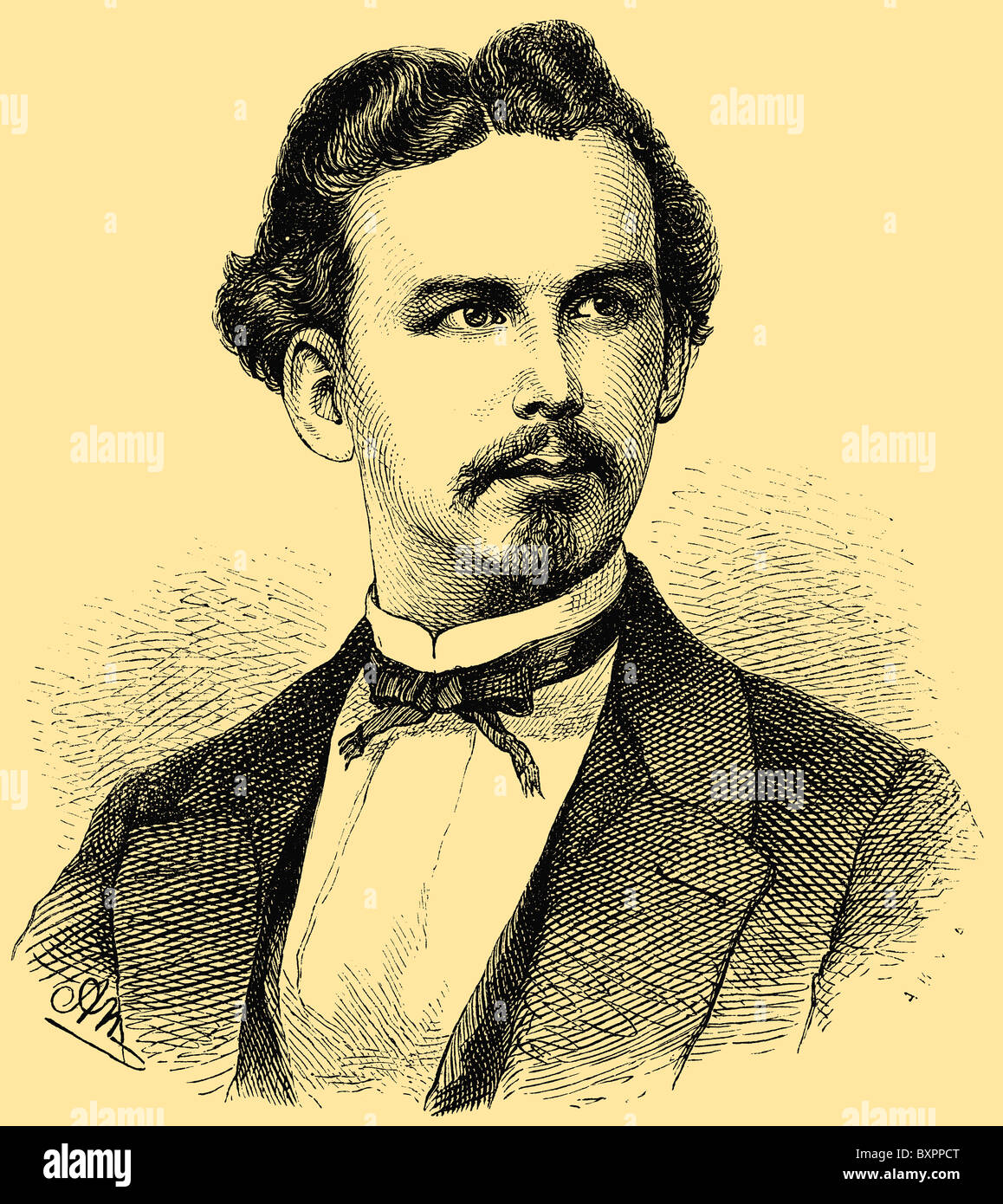 Ludwig II, King of Bavaria, Swan King (1845 . 1886 Stock Photo - Alamy
